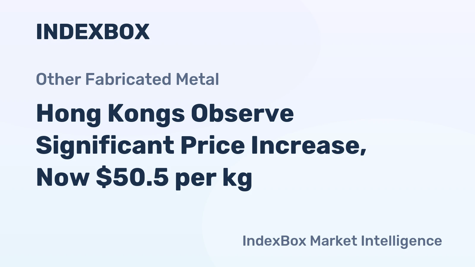Hong Kongs Observe Significant Price Increase, Now $50.5 per kg