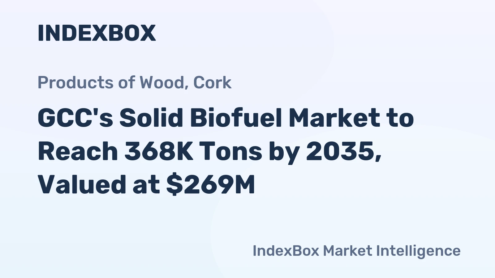 GCC's Solid Biofuel Market to Reach 368K Tons by 2035, Valued at $269M