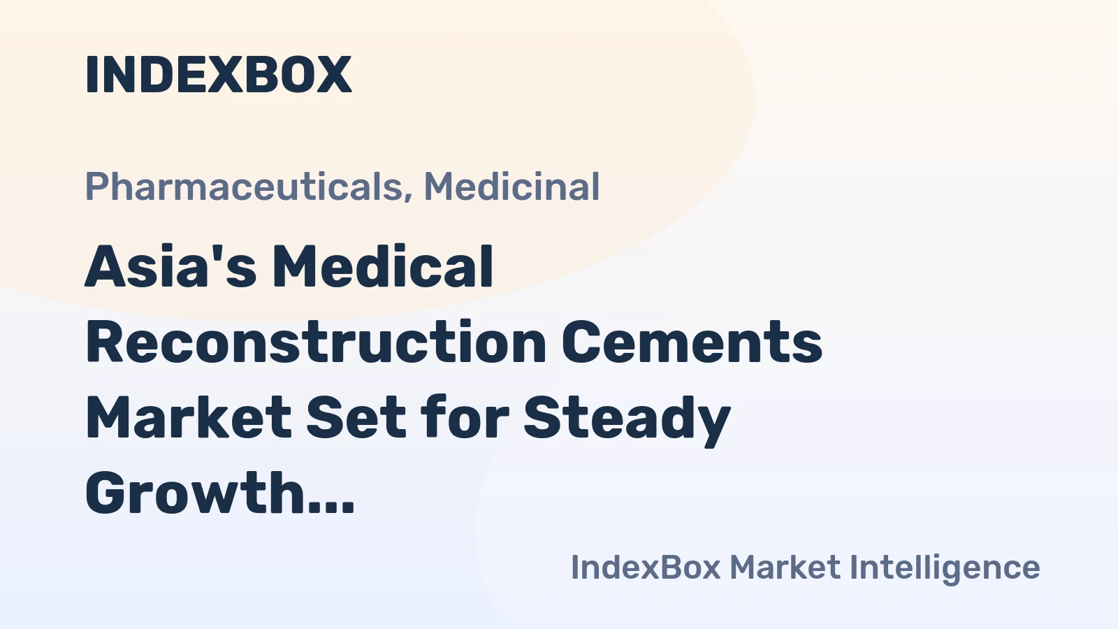 Asia's Medical Reconstruction Cements Market Set for Steady Growth with 1.7% CAGR Through 2035