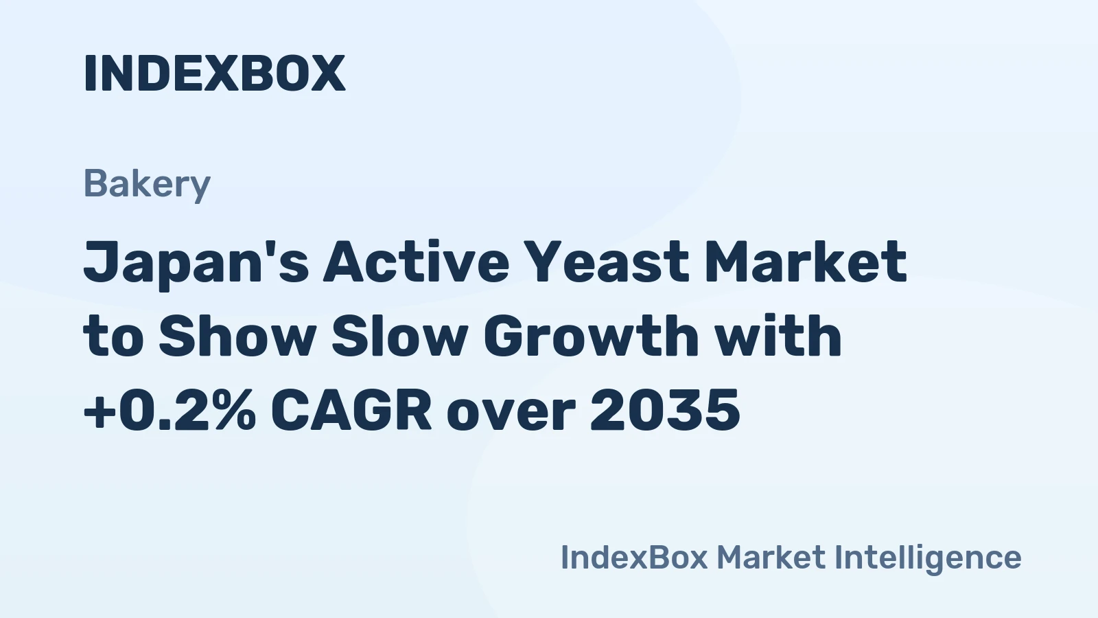 Japan's Active Yeast Market to Show Slow Growth with +0.2% CAGR over 2035
