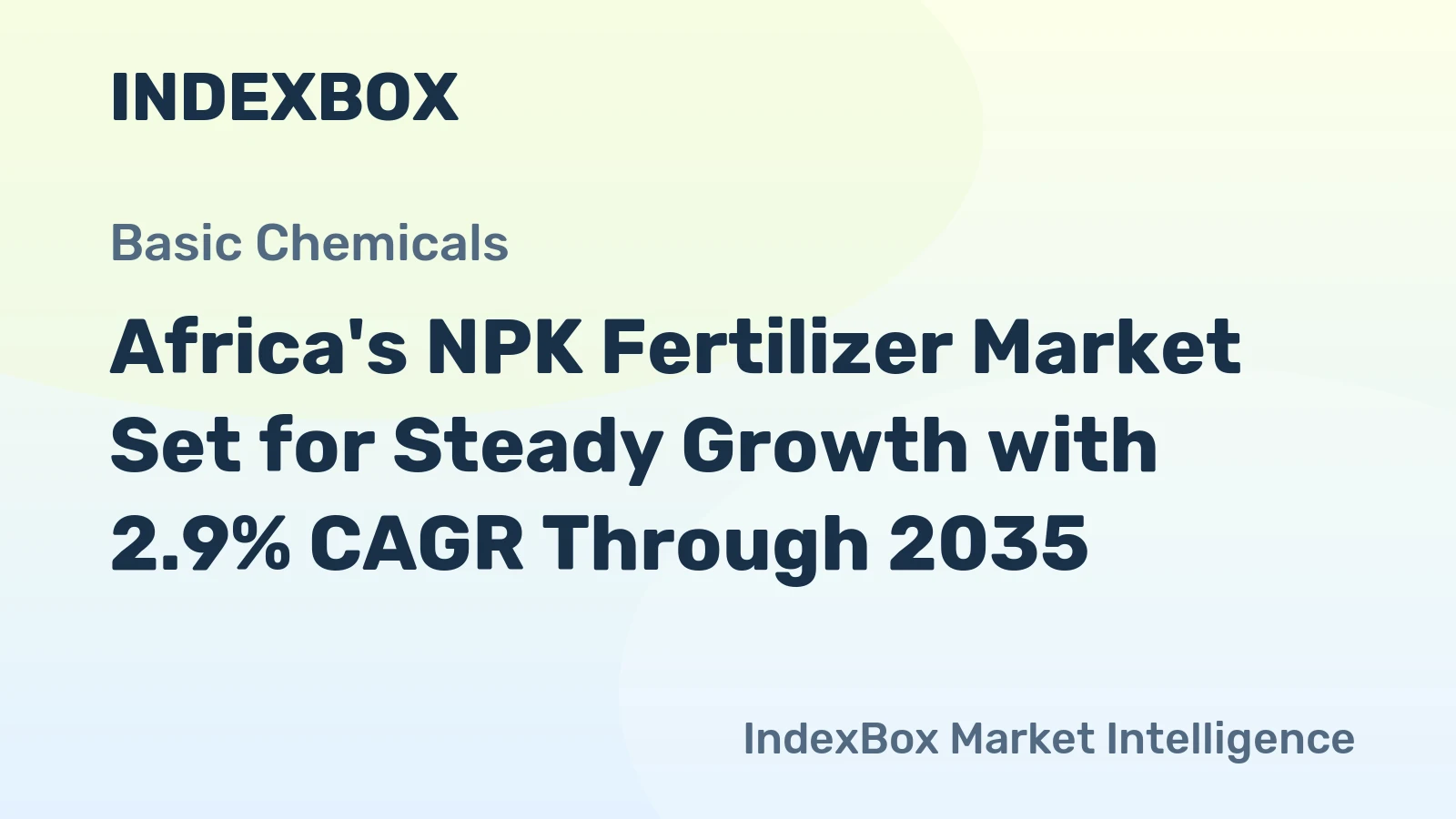 Africa's NPK Fertilizer Market Set for Steady Growth with 2.9% CAGR Through 2035