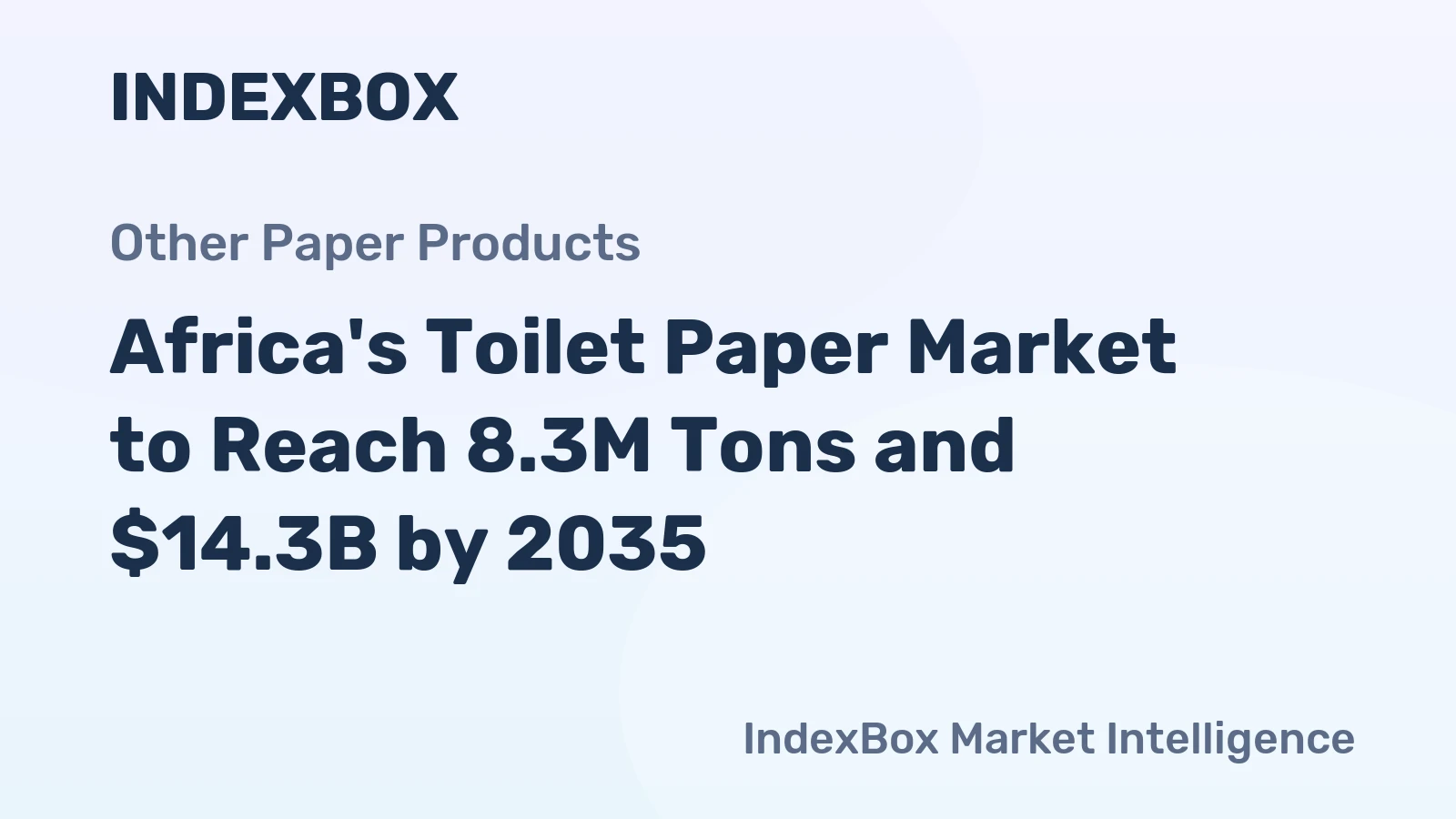 Africa's Toilet Paper Market to Reach 8.3M Tons and $14.3B by 2035