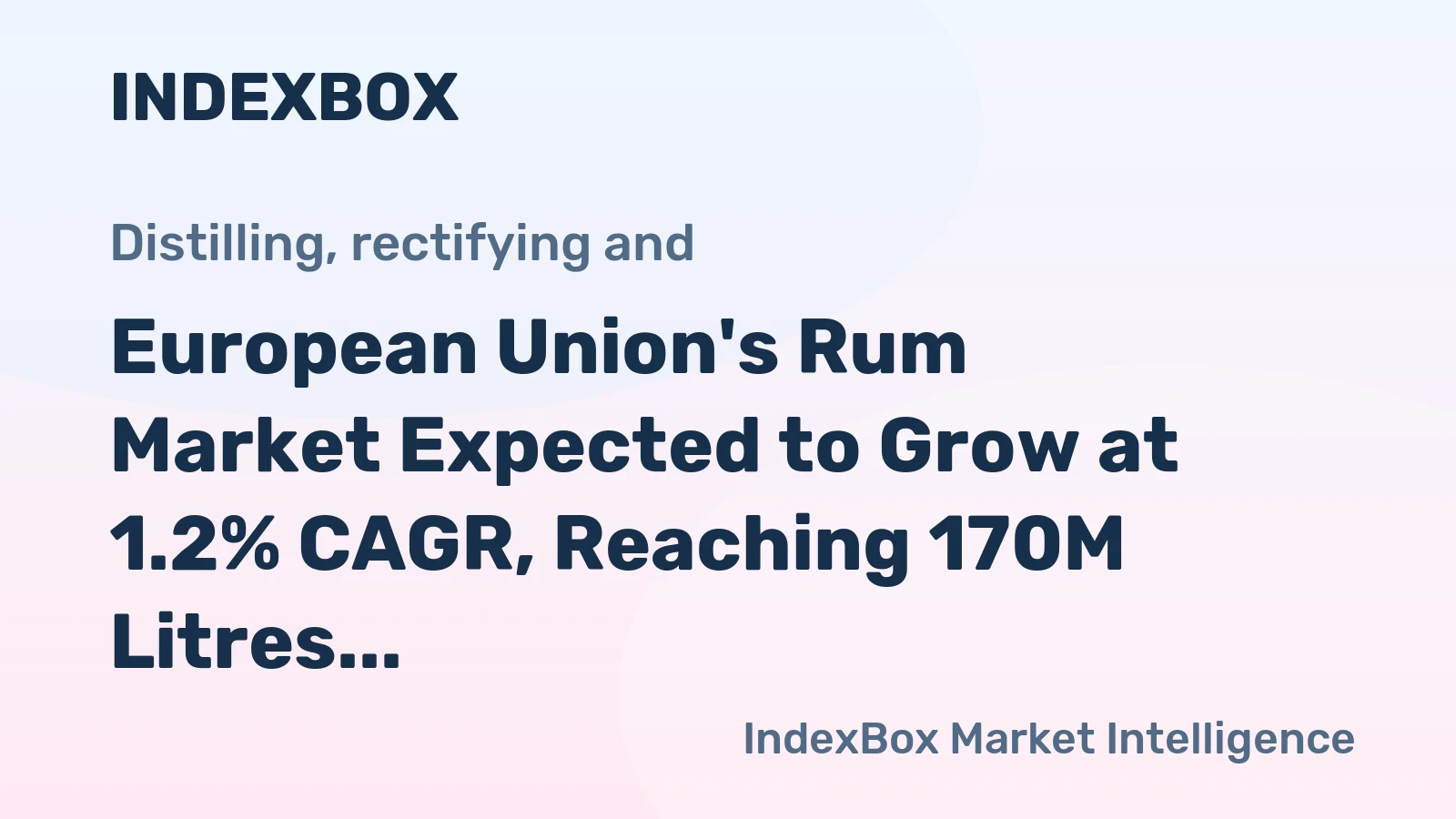 European Union's Rum Market Expected to Grow at 1.2% CAGR, Reaching 170M Litres by 2035