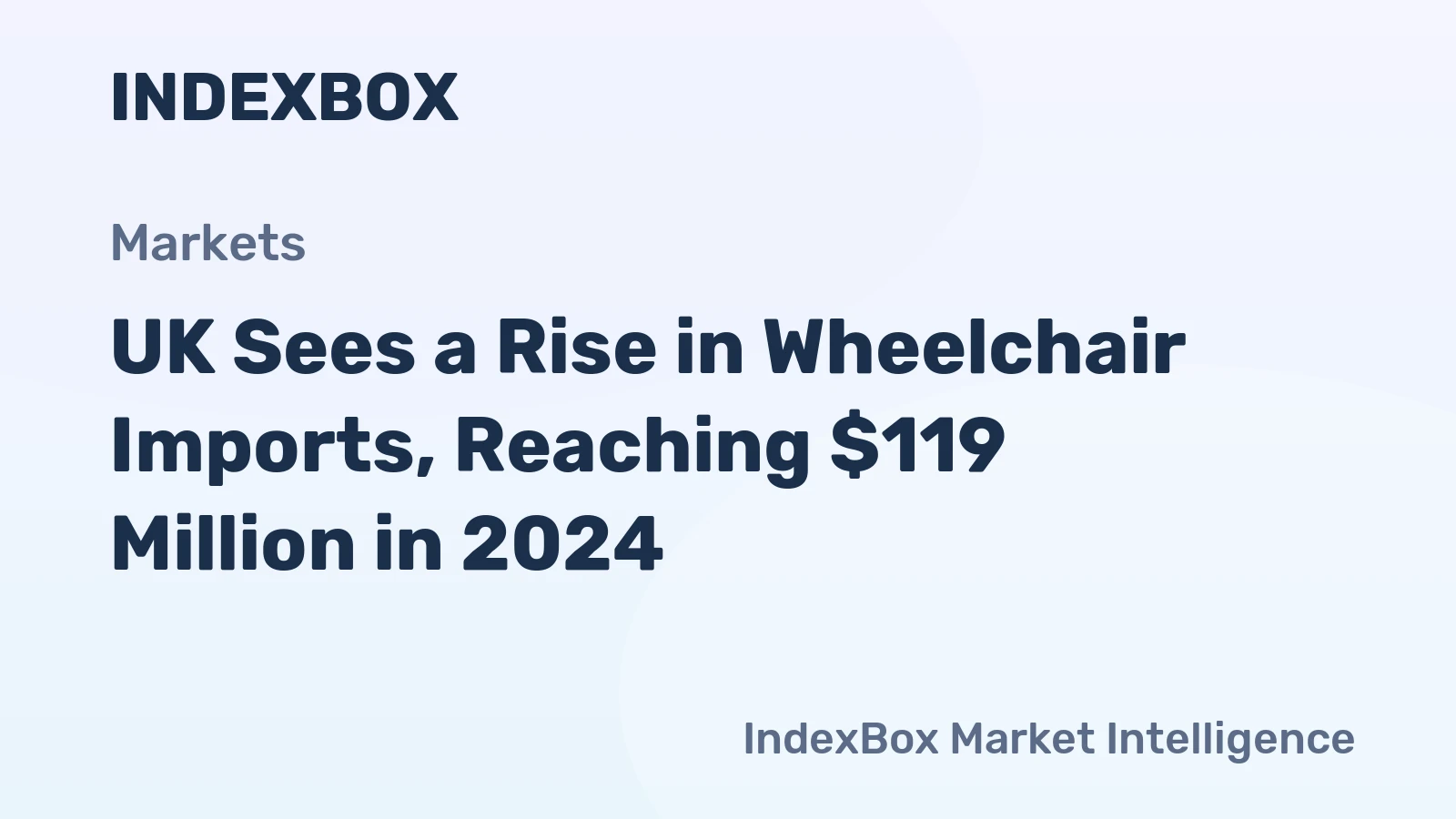 UK Sees a Rise in Wheelchair Imports, Reaching $119 Million in 2024