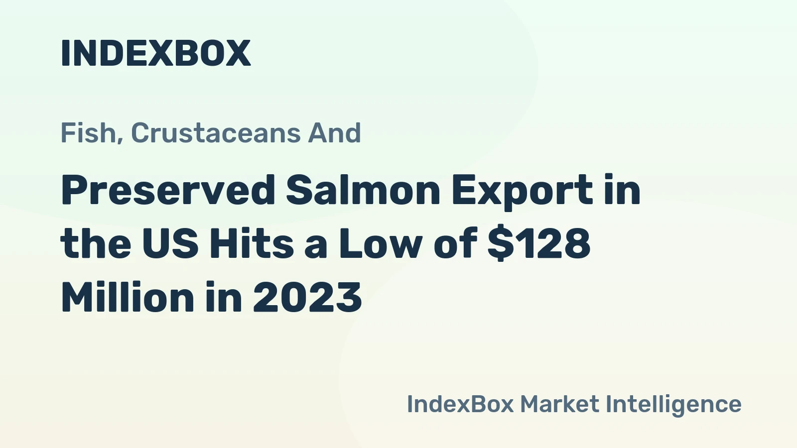 Preserved Salmon Export in the US Hits a Low of $128 Million in 2023