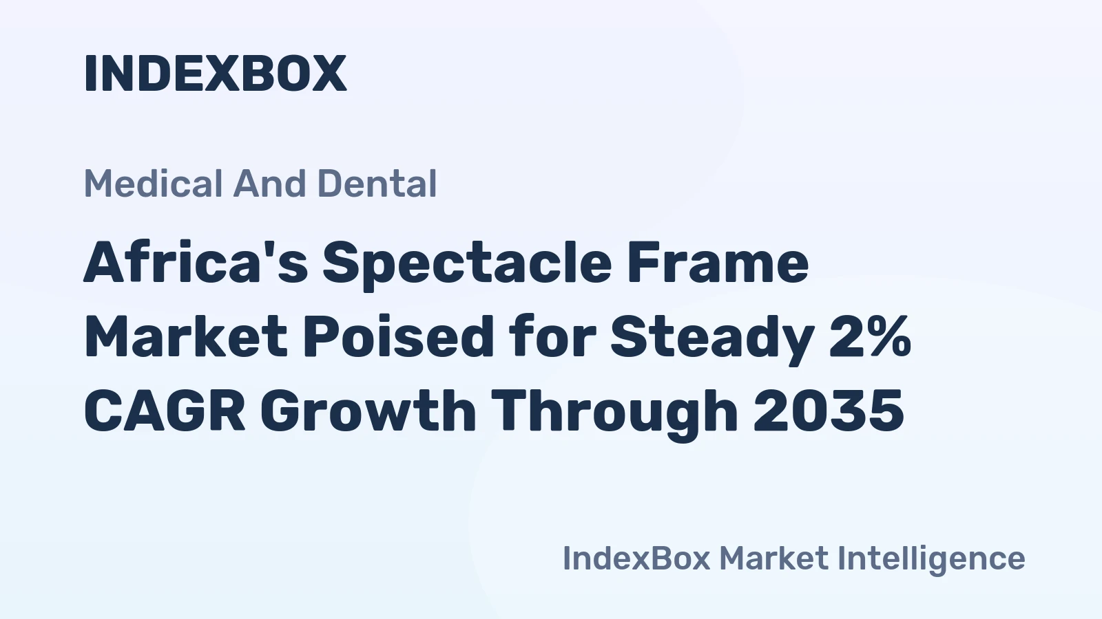 Africa's Spectacle Frame Market Poised for Steady 2% CAGR Growth Through 2035