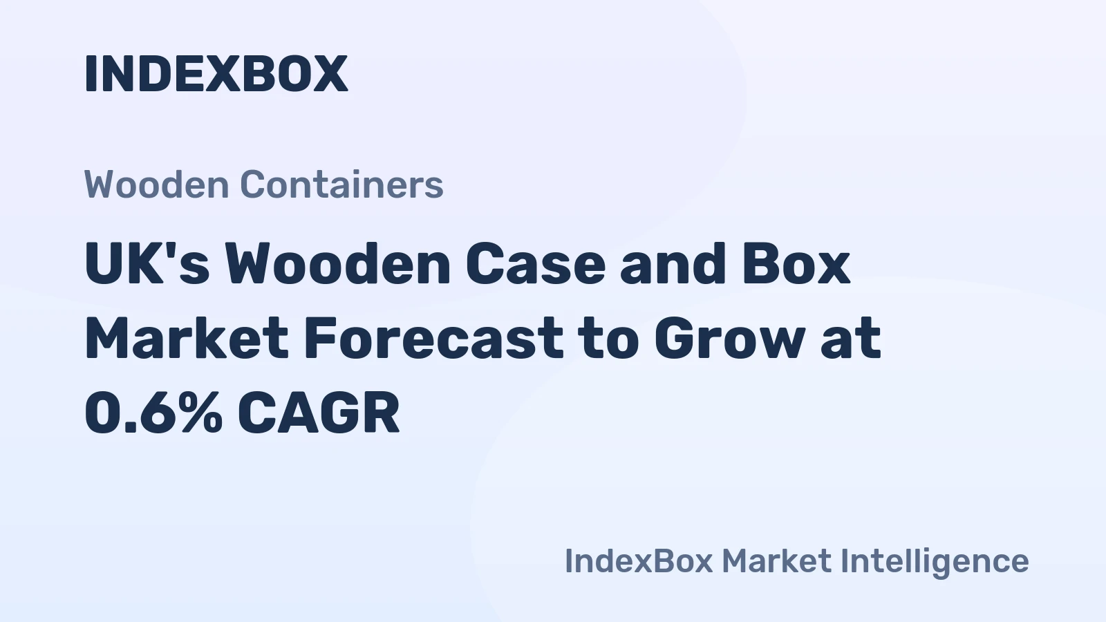 UK's Wooden Case and Box Market Forecast to Grow at 0.6% CAGR