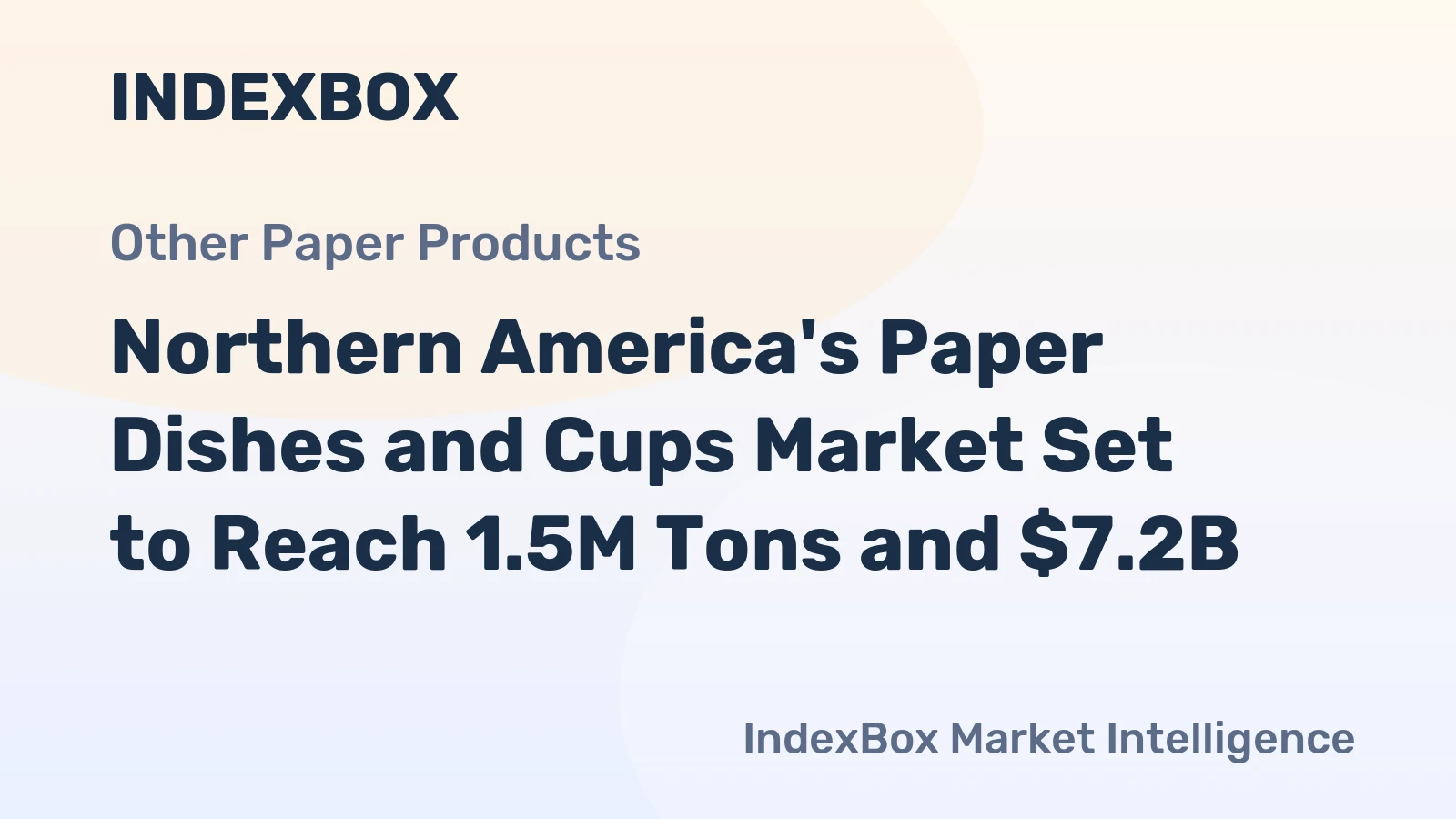 Northern America's Paper Dishes and Cups Market Set to Reach 1.5M Tons and $7.2B
