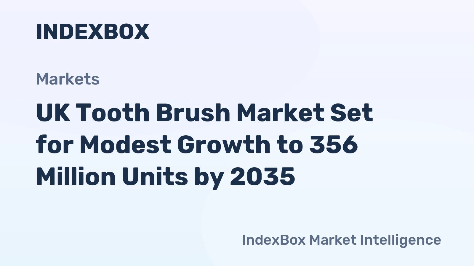 UK Tooth Brush Market Set for Modest Growth to 356 Million Units by 2035