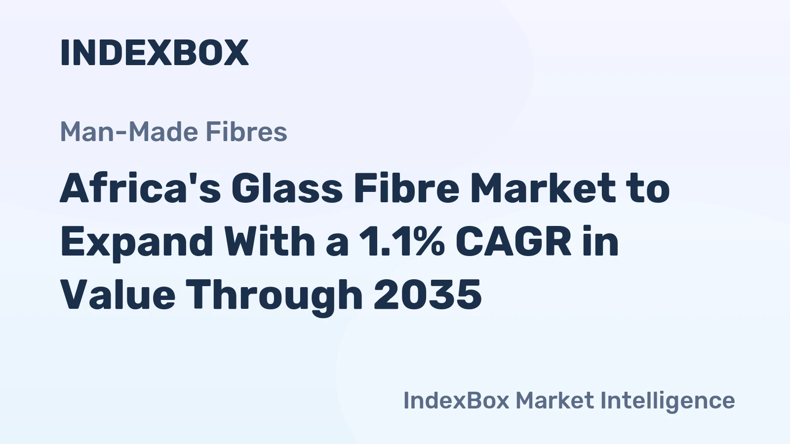 Africa's Glass Fibre Market to Expand With a 1.1% CAGR in Value Through 2035
