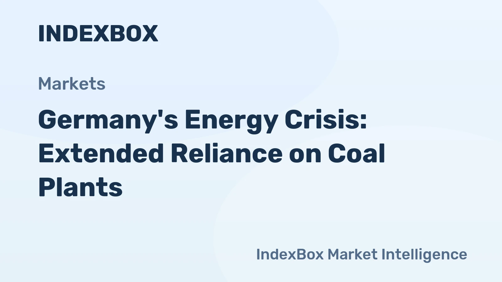 Germany's Energy Crisis: Extended Reliance on Coal Plants