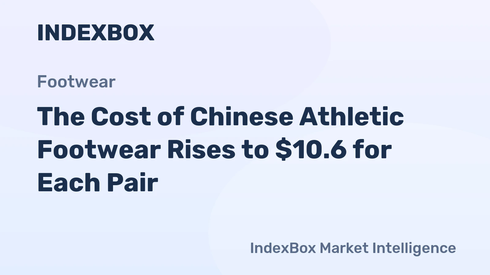The Cost of Chinese Athletic Footwear Rises to $10.6 for Each Pair