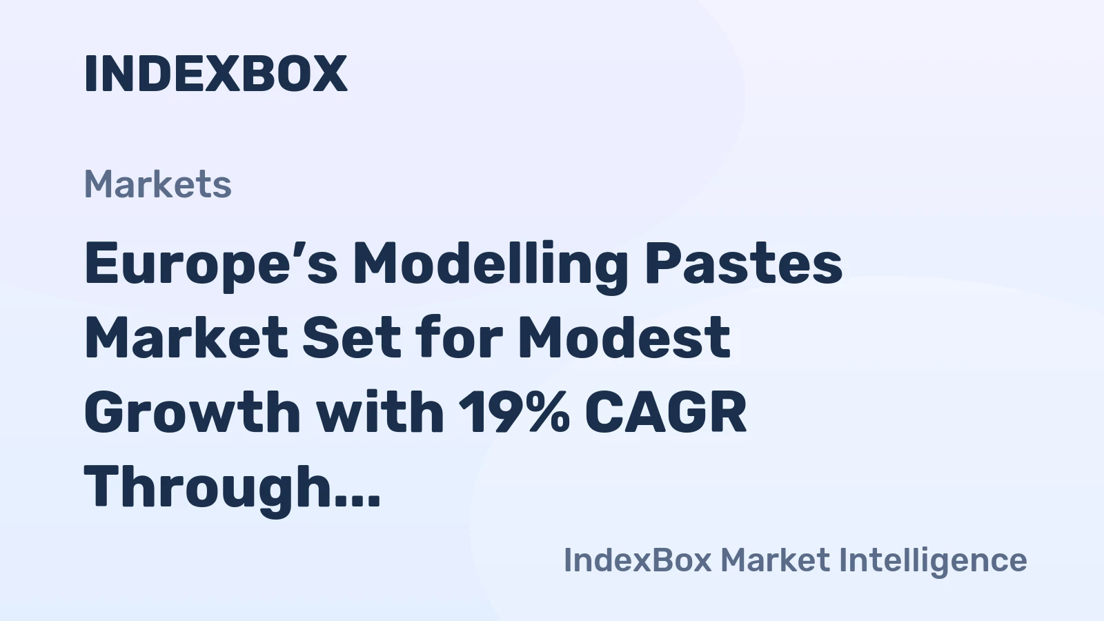 Europe’s Modelling Pastes Market Set for Modest Growth with 19% CAGR Through 2035