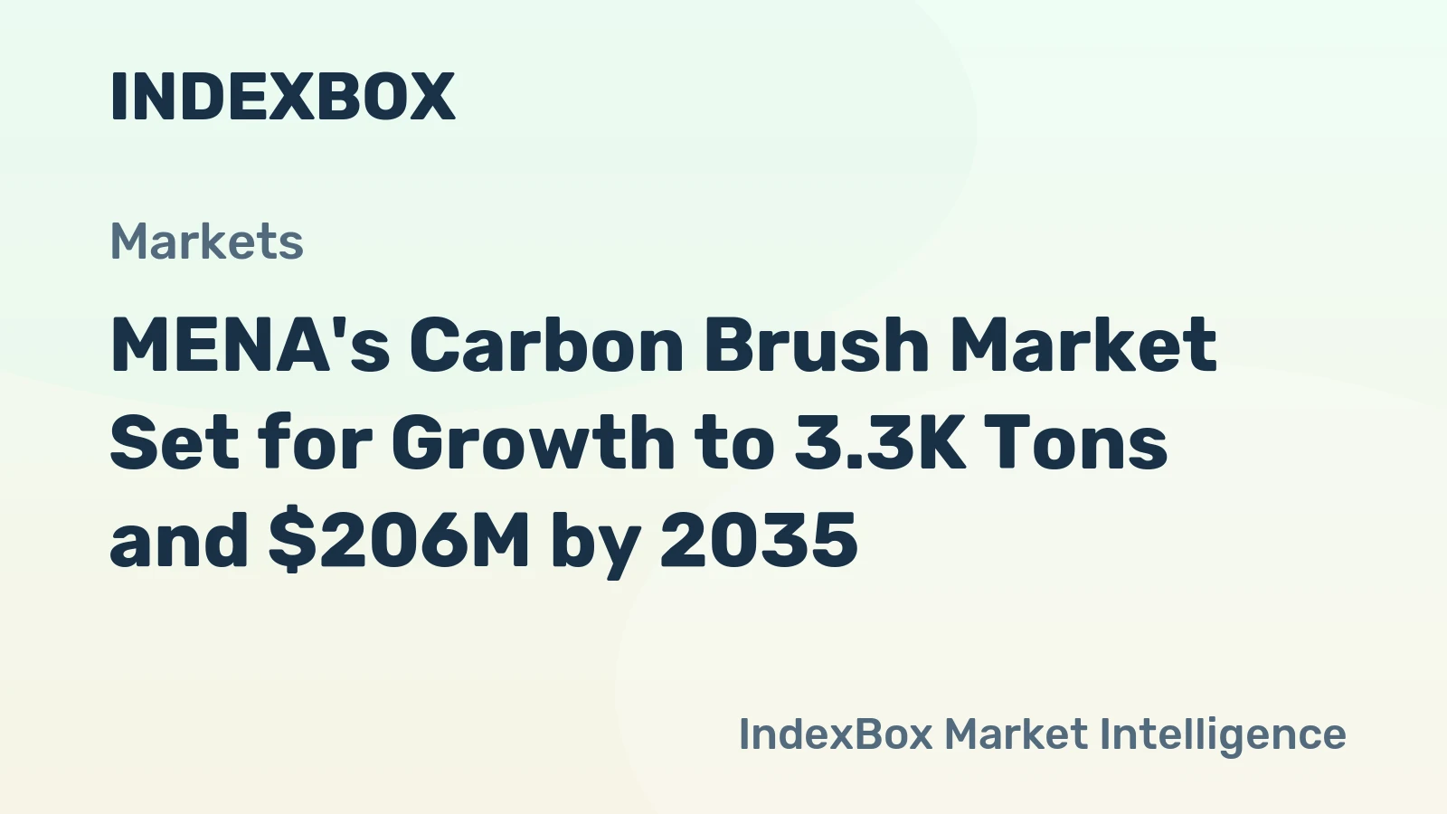 MENA's Carbon Brush Market Set for Growth to 3.3K Tons and $206M by 2035