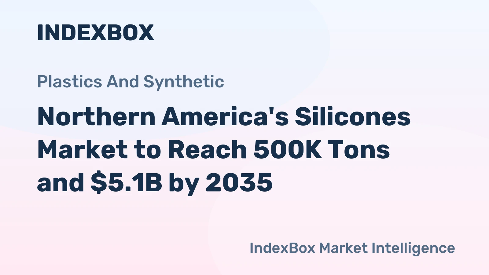 Northern America's Silicones Market to Reach 500K Tons and $5.1B by 2035