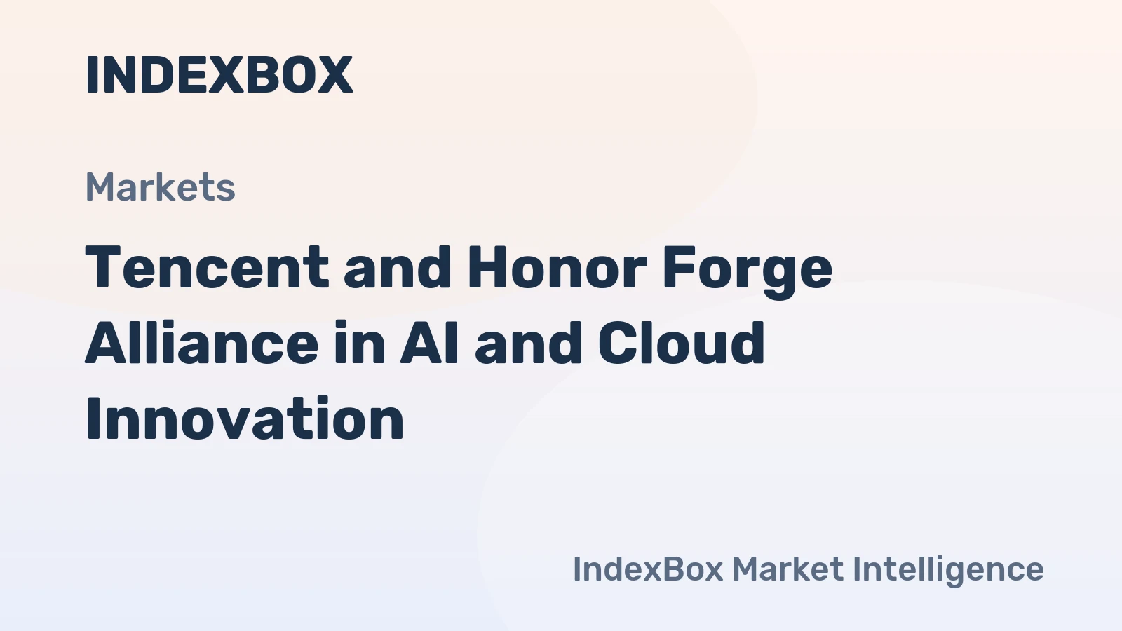 Tencent and Honor Forge Alliance in AI and Cloud Innovation