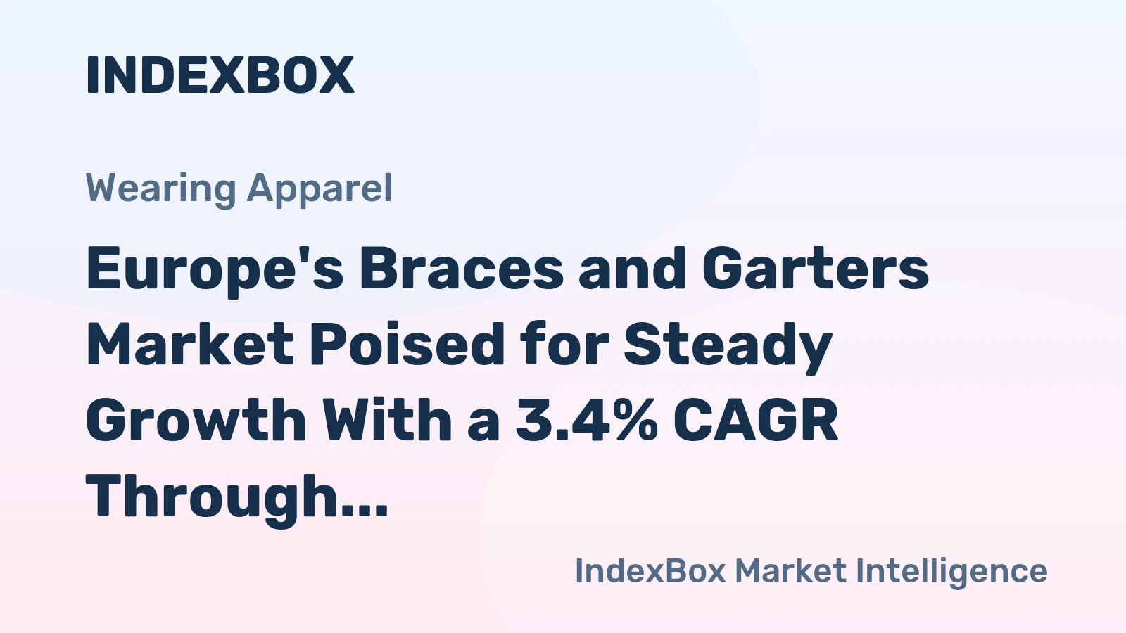 Europe's Braces and Garters Market Poised for Steady Growth With a 3.4% CAGR Through 2035