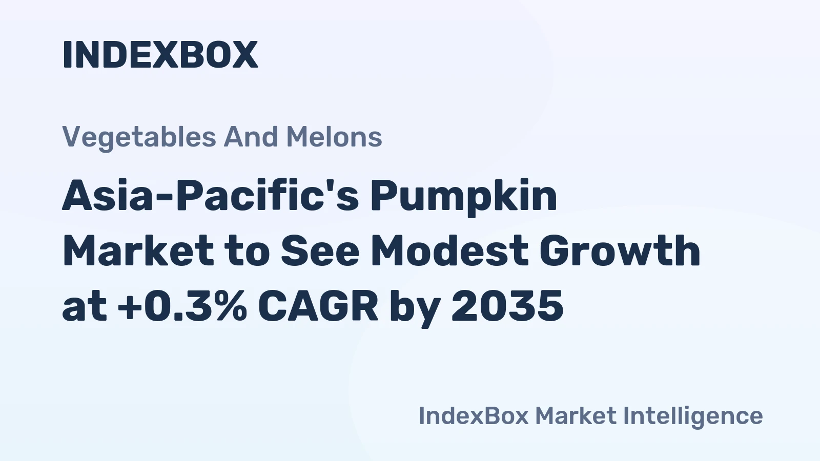 Asia-Pacific's Pumpkin Market to See Modest Growth at +0.3% CAGR by 2035