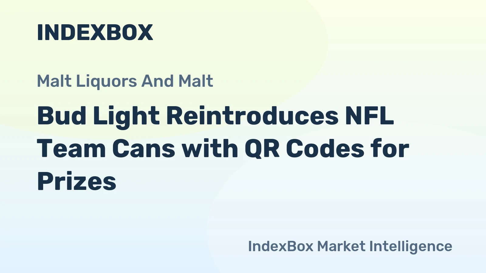 Bud Light Reintroduces NFL Team Cans with QR Codes for Prizes