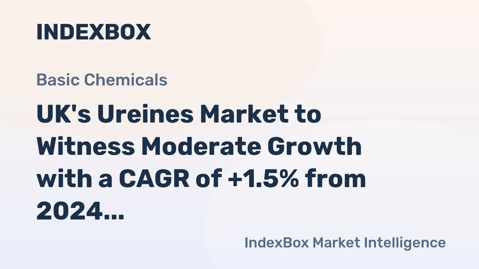 UK's Ureines Market to Witness Moderate Growth with a CAGR of +1.5% from 2024 to 2035
