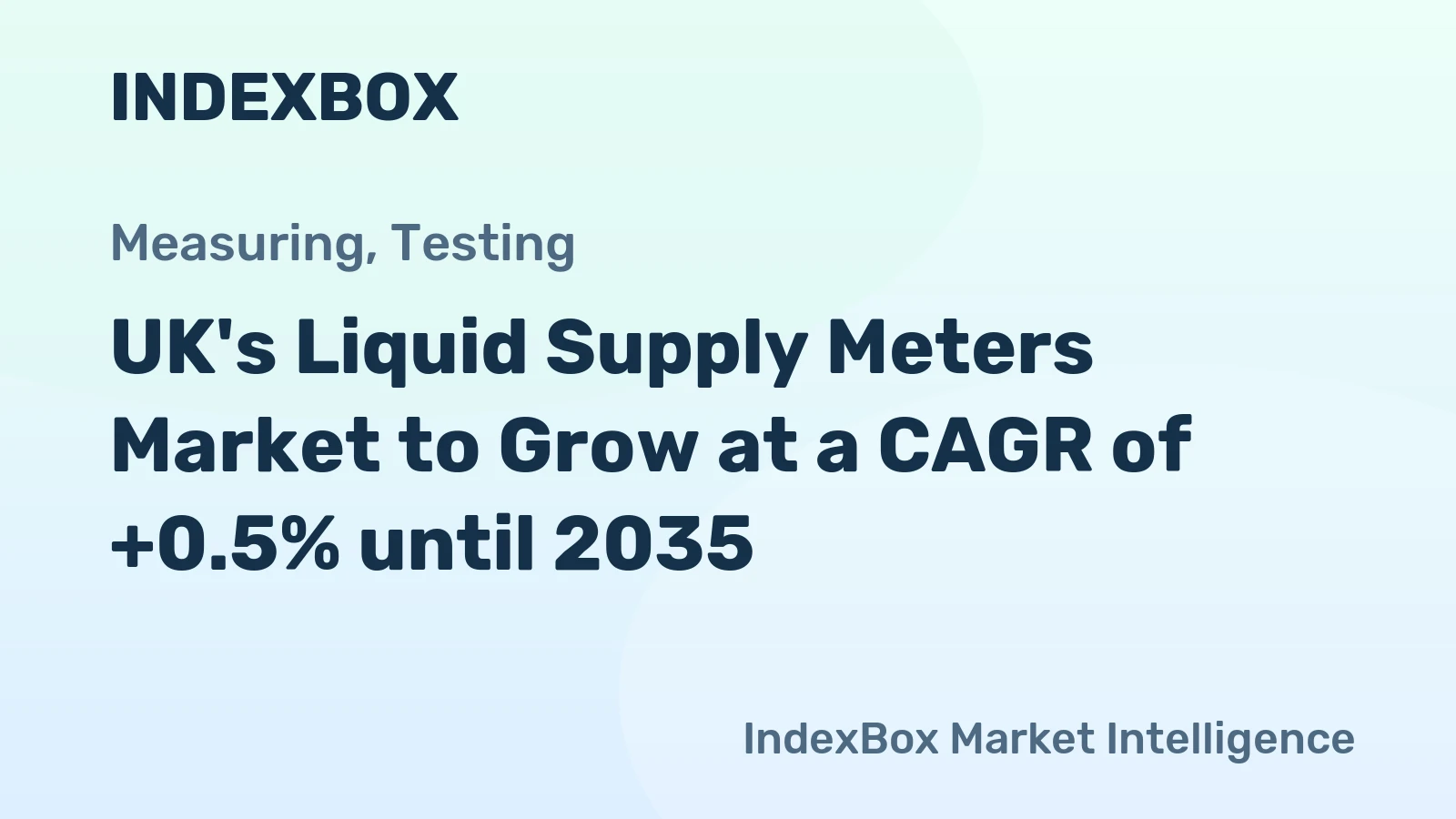 UK's Liquid Supply Meters Market to Grow at a CAGR of +0.5% until 2035