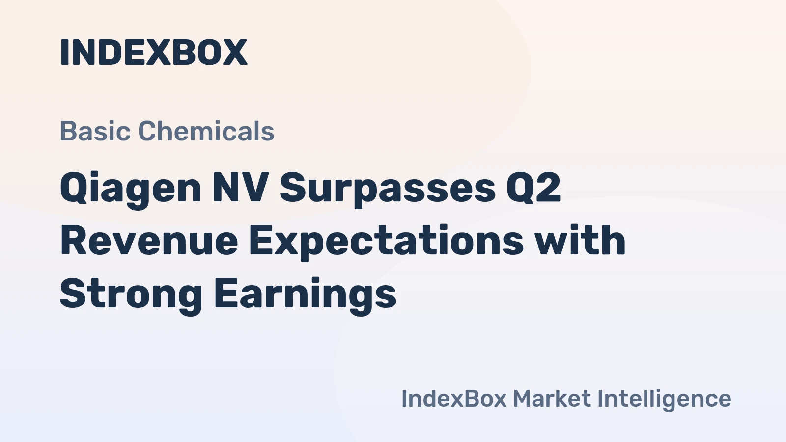 Qiagen NV Surpasses Q2 Revenue Expectations with Strong Earnings