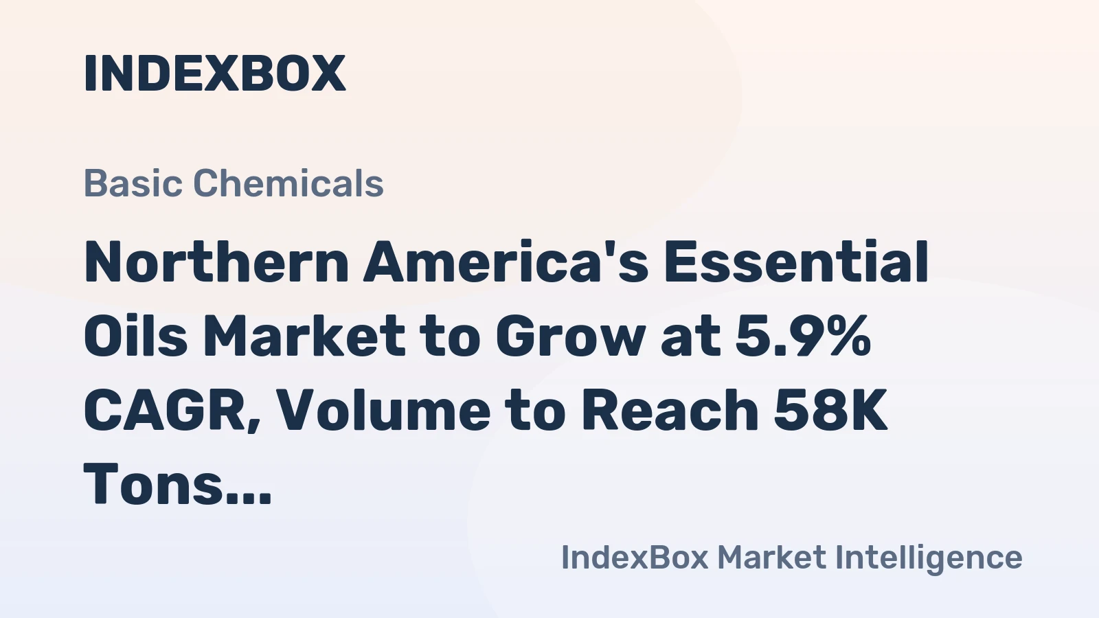 Northern America's Essential Oils Market to Grow at 5.9% CAGR, Volume to Reach 58K Tons by 2035