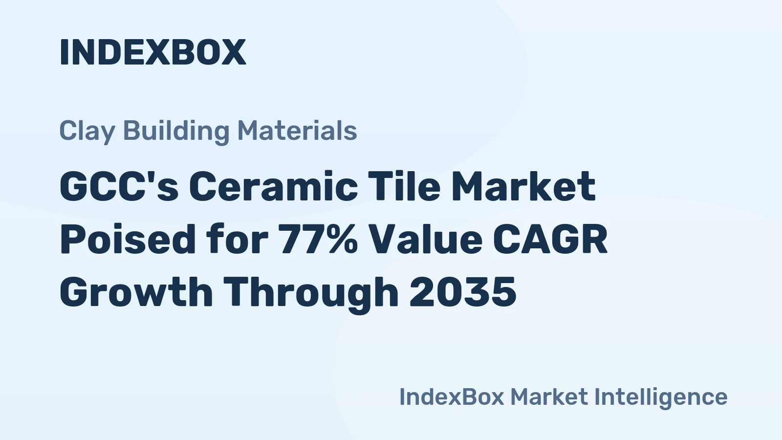 GCC's Ceramic Tile Market Poised for 77% Value CAGR Growth Through 2035