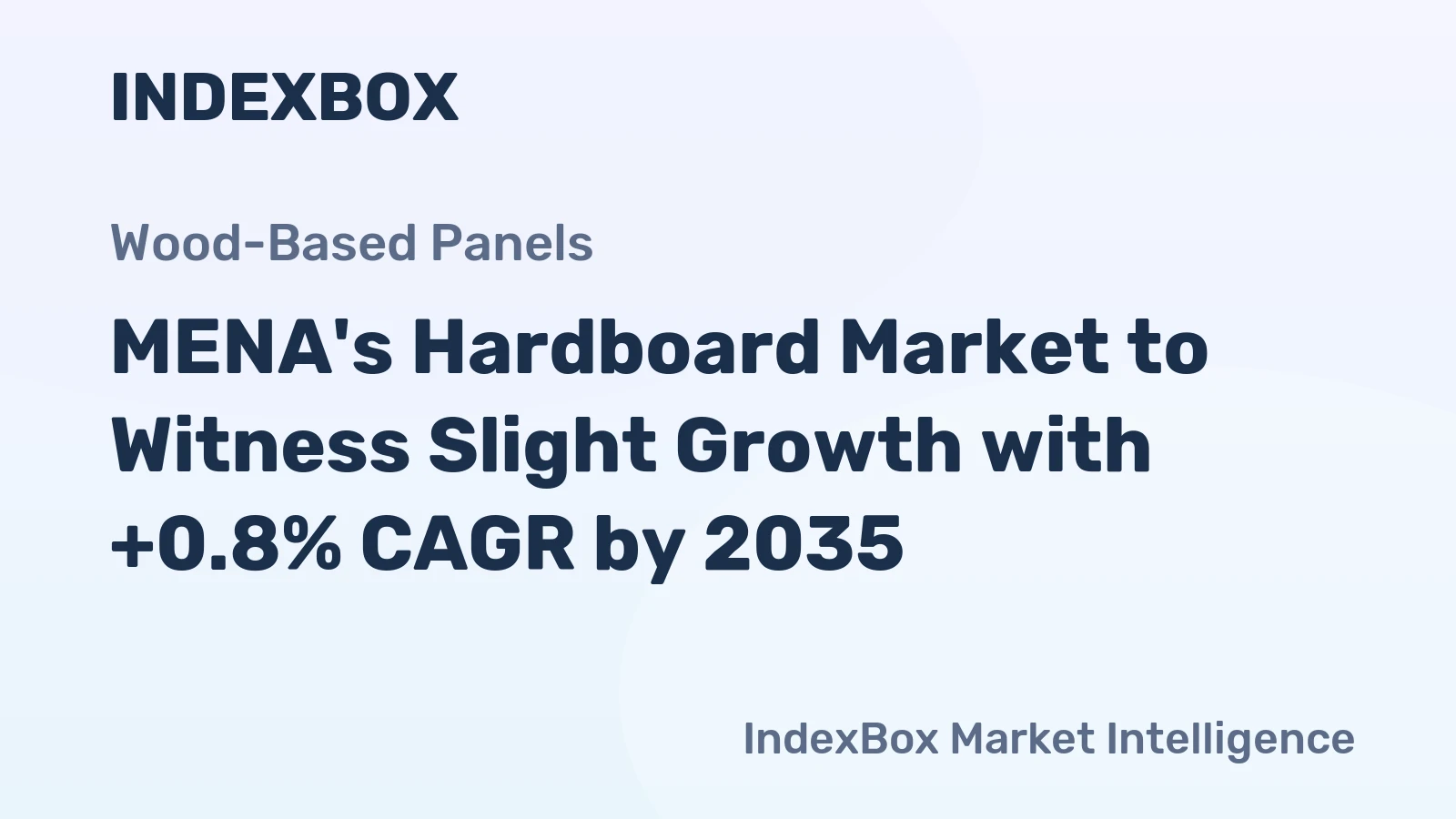 MENA's Hardboard Market to Witness Slight Growth with +0.8% CAGR by 2035