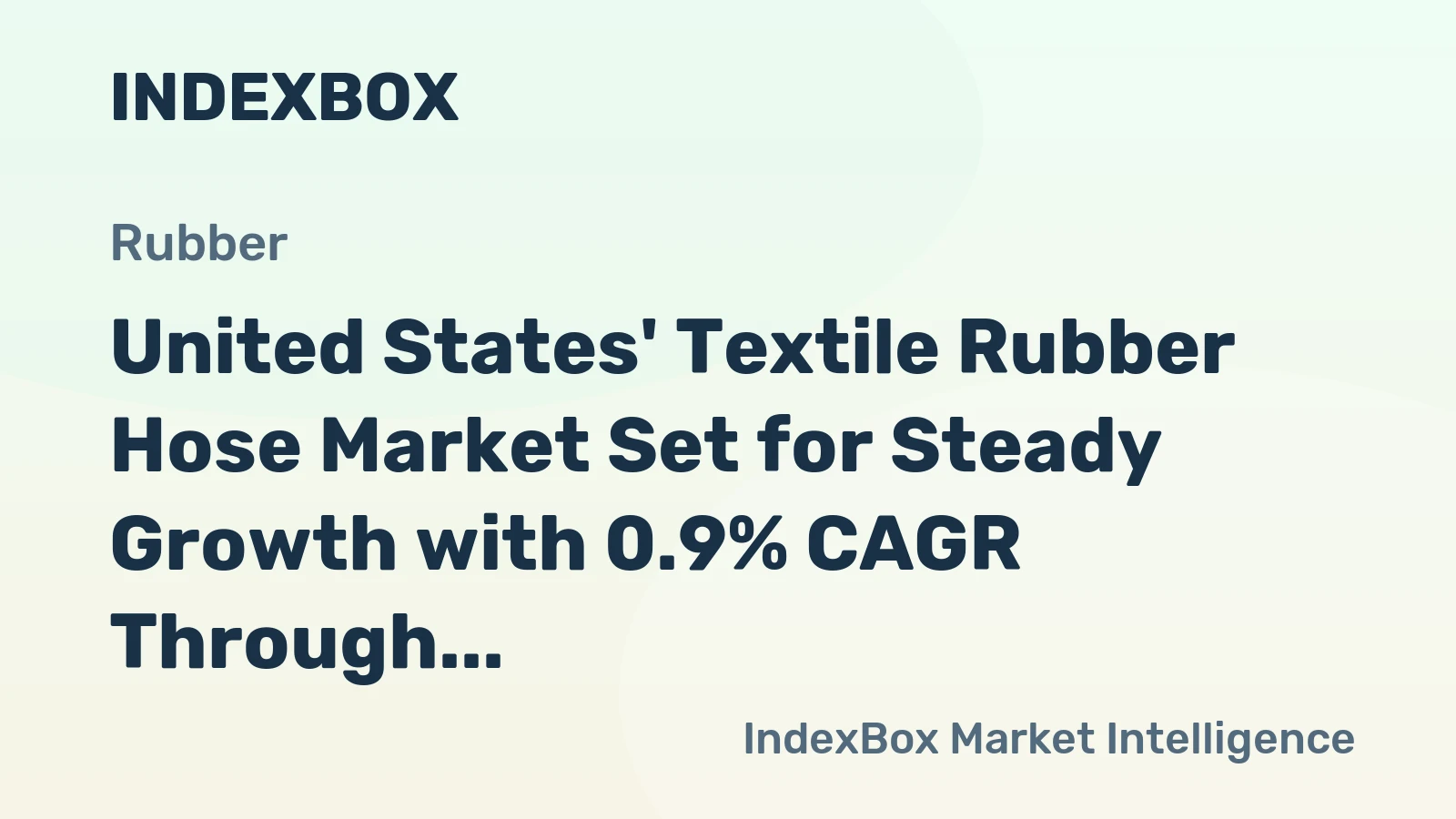 United States' Textile Rubber Hose Market Set for Steady Growth with 0.9% CAGR Through 2035