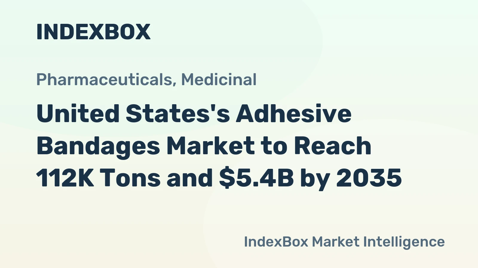 United States's Adhesive Bandages Market to Reach 112K Tons and $5.4B by 2035