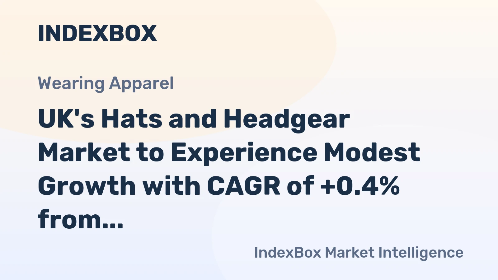 UK's Hats and Headgear Market to Experience Modest Growth with CAGR of +0.4% from 2024 to 2035