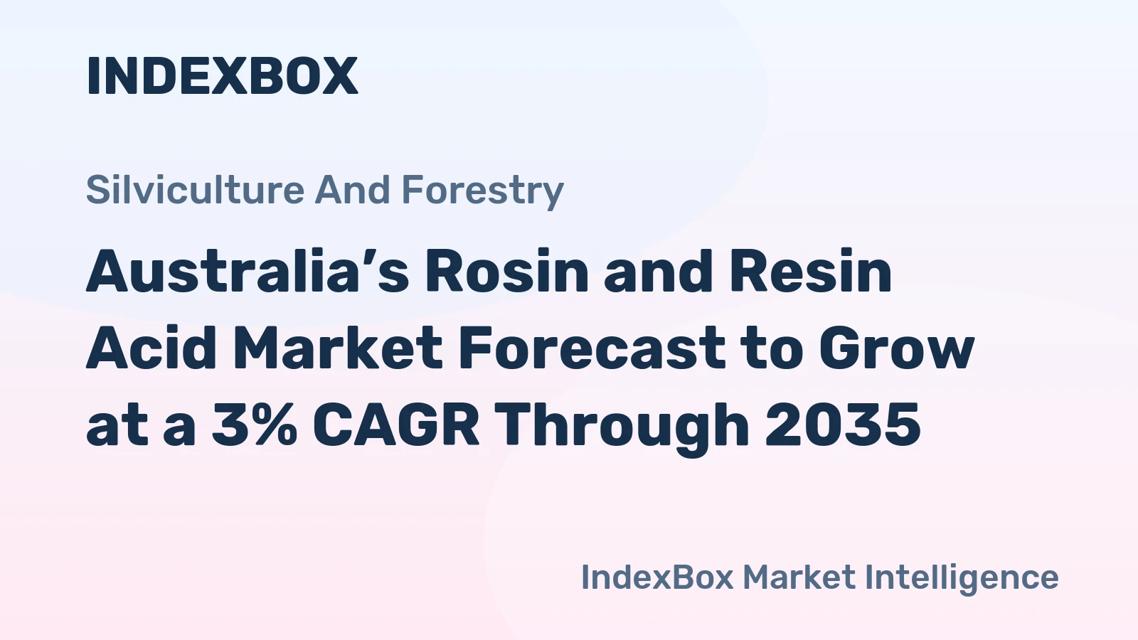Australia’s Rosin and Resin Acid Market Forecast to Grow at a 3% CAGR Through 2035