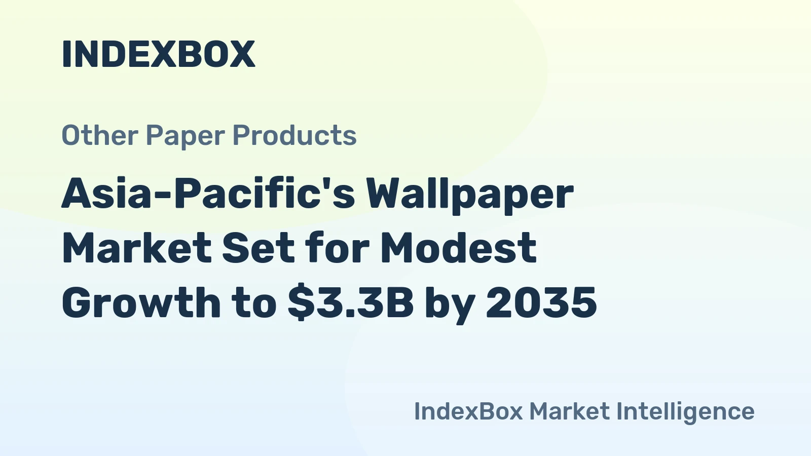 Asia-Pacific's Wallpaper Market Set for Modest Growth to $3.3B by 2035