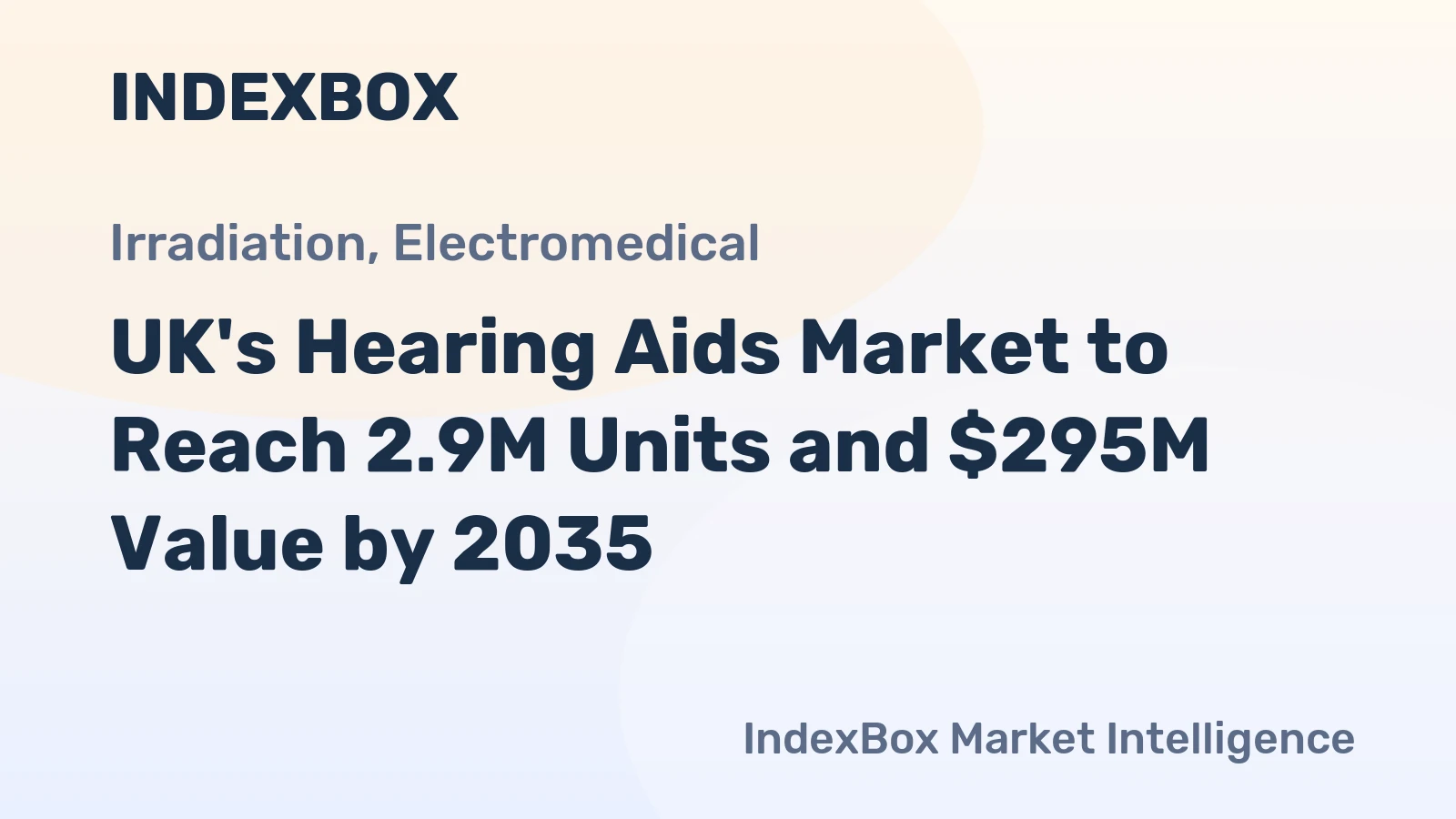 UK's Hearing Aids Market to Reach 2.9M Units and $295M Value by 2035