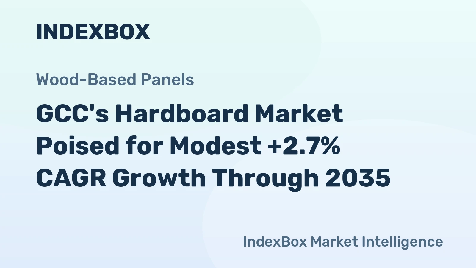 GCC's Hardboard Market Poised for Modest +2.7% CAGR Growth Through 2035