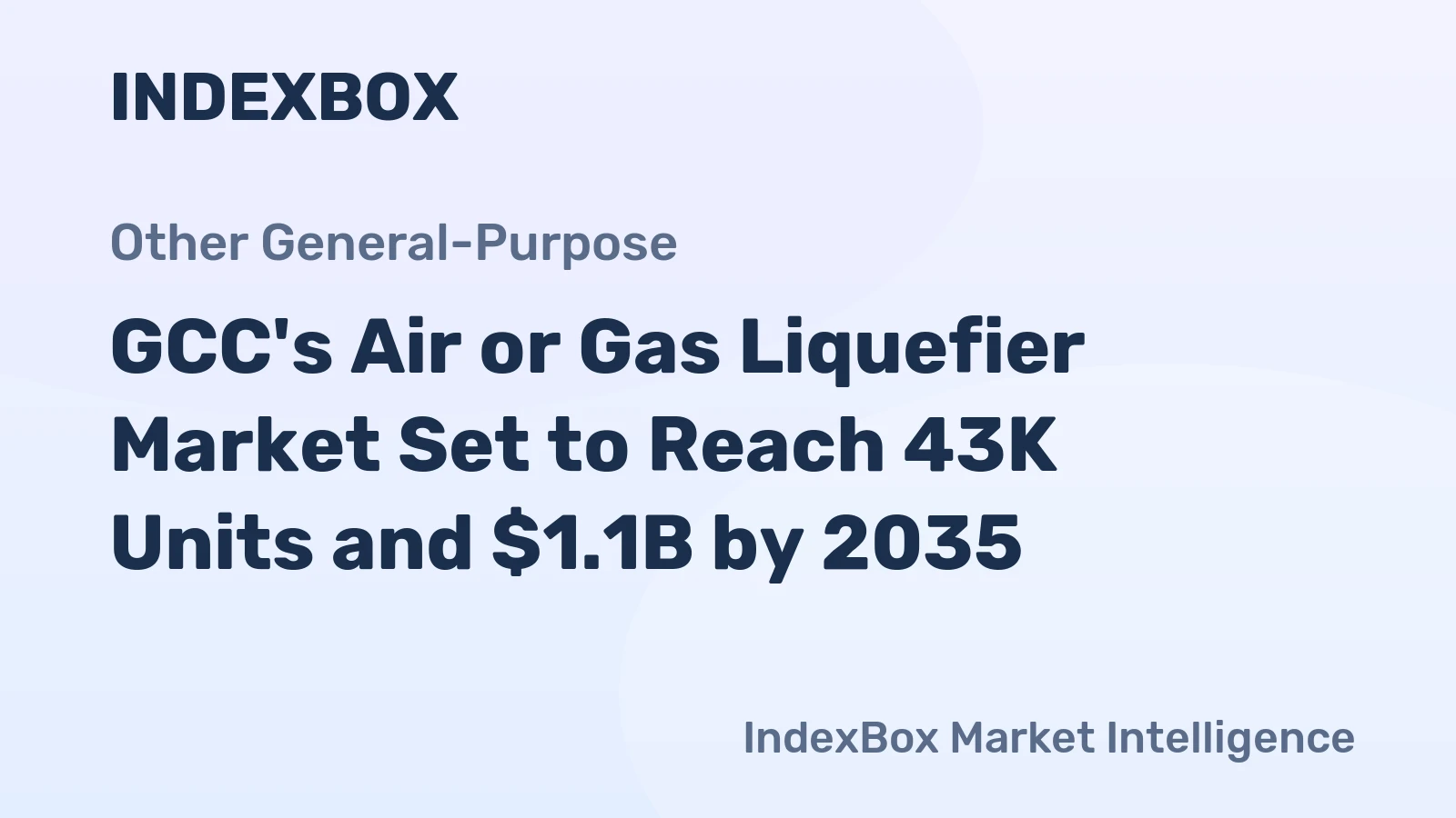 GCC's Air or Gas Liquefier Market Set to Reach 43K Units and $1.1B by 2035