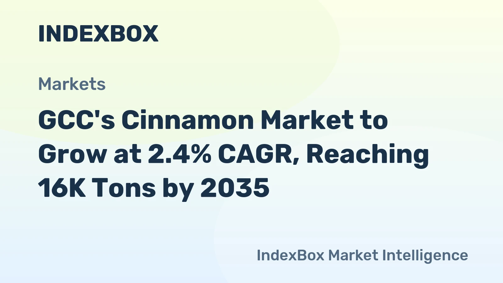 GCC's Cinnamon Market to Grow at 2.4% CAGR, Reaching 16K Tons by 2035