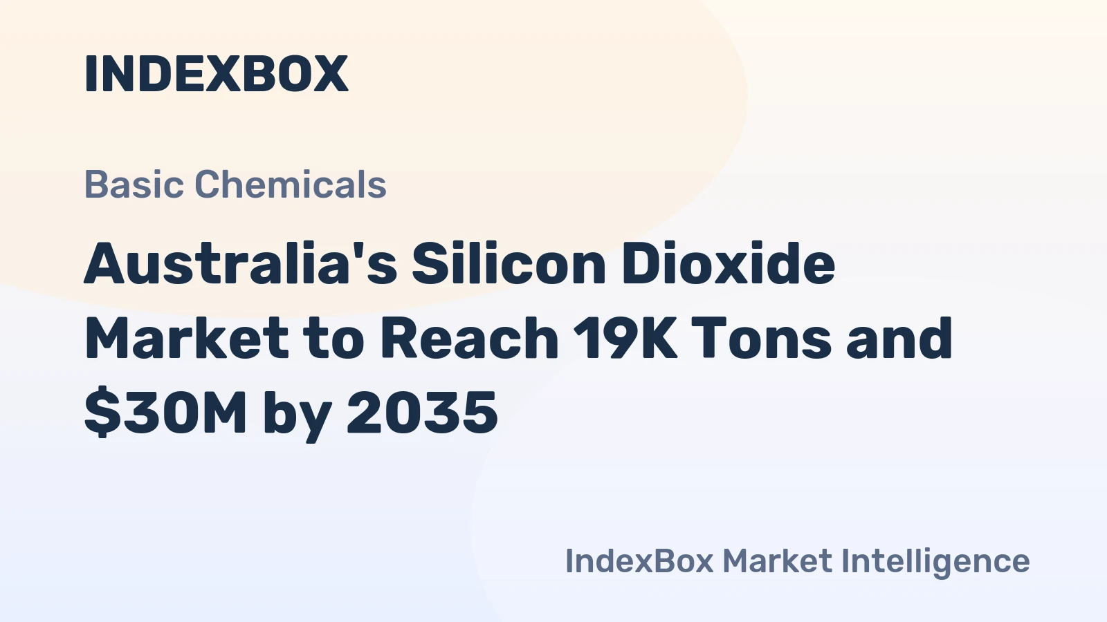Australia's Silicon Dioxide Market to Reach 19K Tons and $30M by 2035