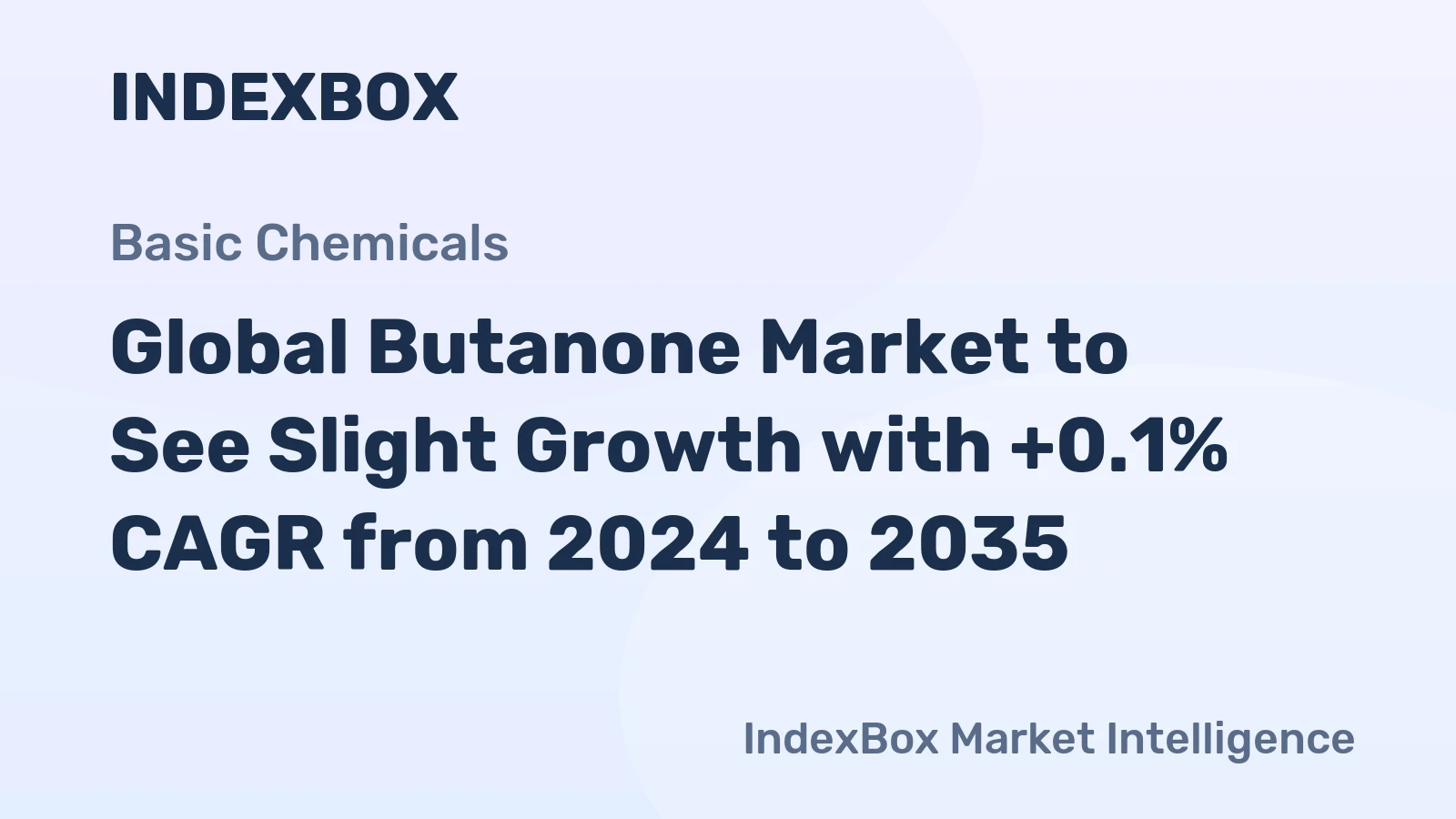 Global Butanone Market to See Slight Growth with +0.1% CAGR from 2024 to 2035