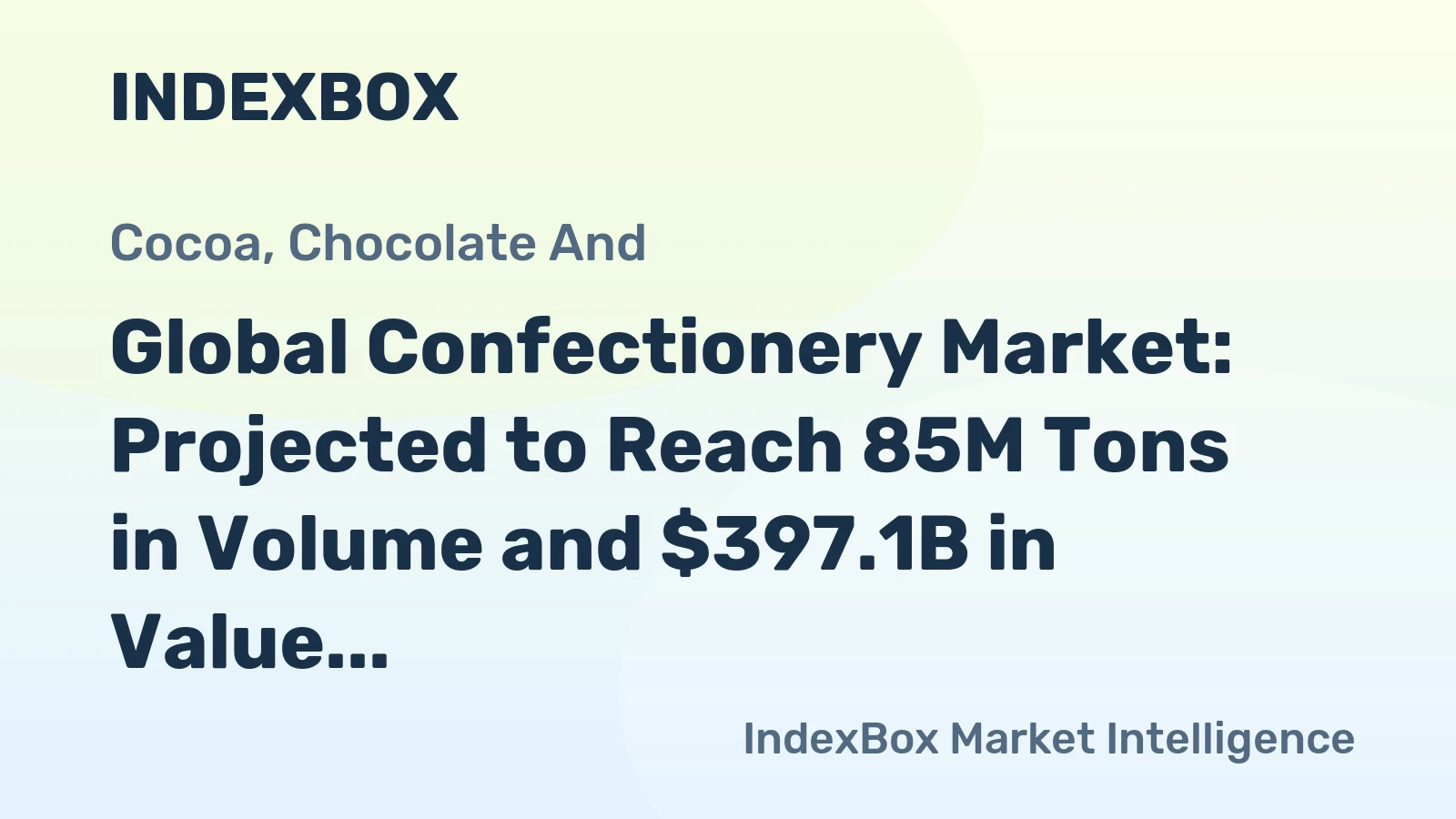 Global Confectionery Market: Projected to Reach 85M Tons in Volume and $397.1B in Value by 2035