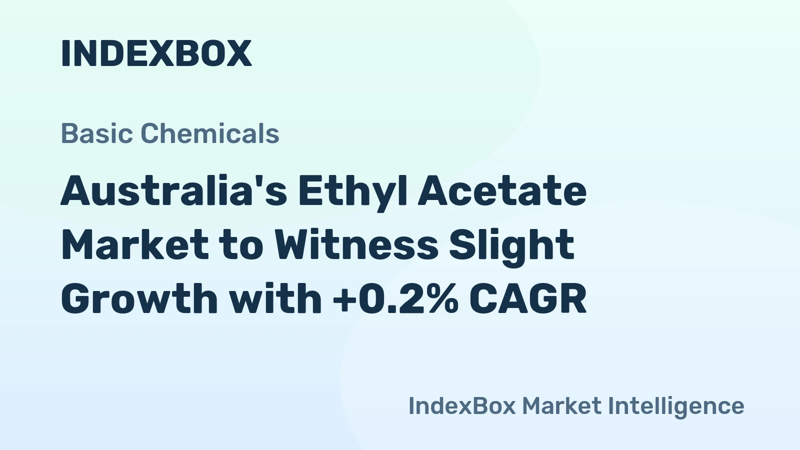 Australia's Ethyl Acetate Market to Witness Slight Growth with +0.2% CAGR