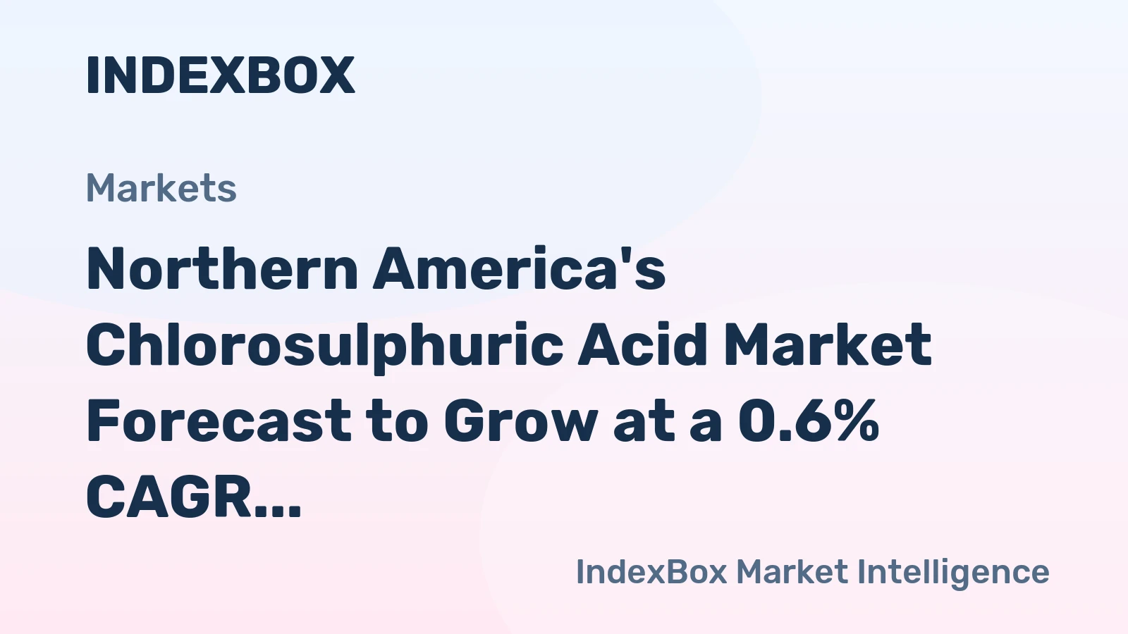 Northern America's Chlorosulphuric Acid Market Forecast to Grow at a 0.6% CAGR Through 2035