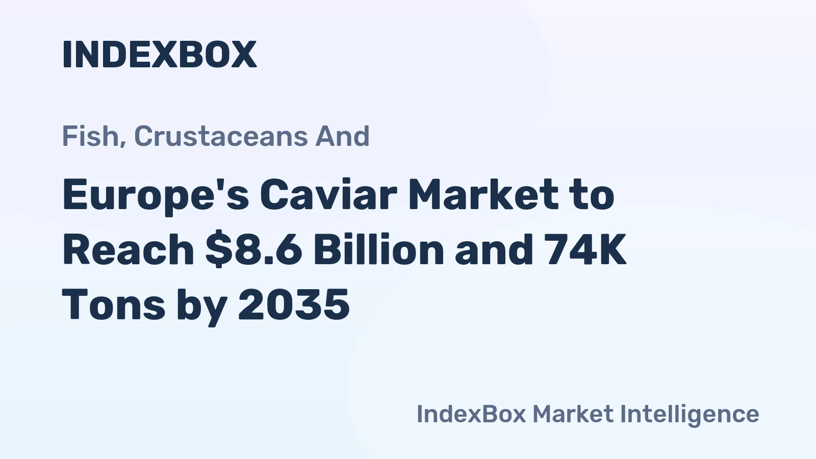 Europe's Caviar Market to Reach $8.6 Billion and 74K Tons by 2035