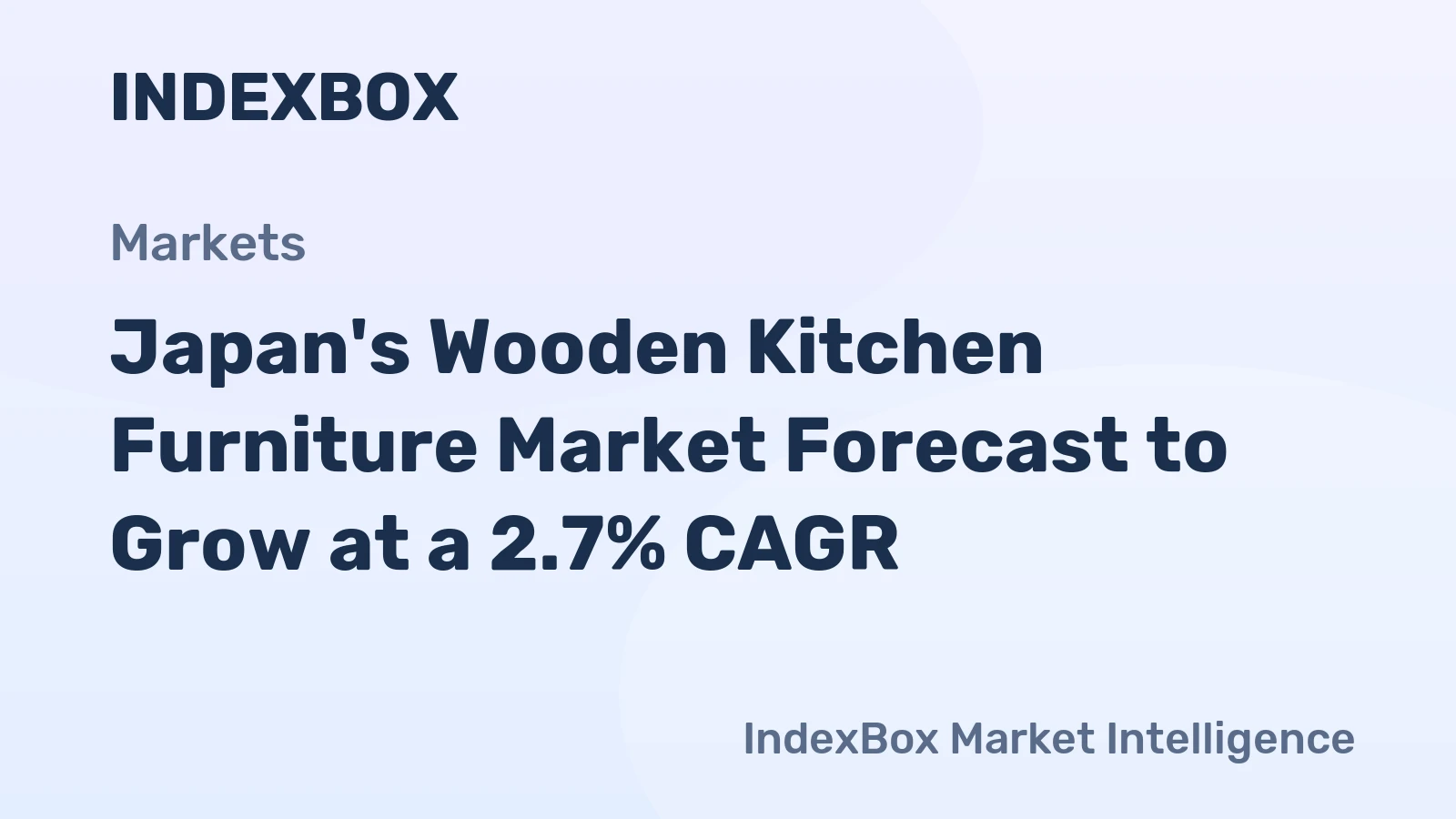 Japan's Wooden Kitchen Furniture Market Forecast to Grow at a 2.7% CAGR