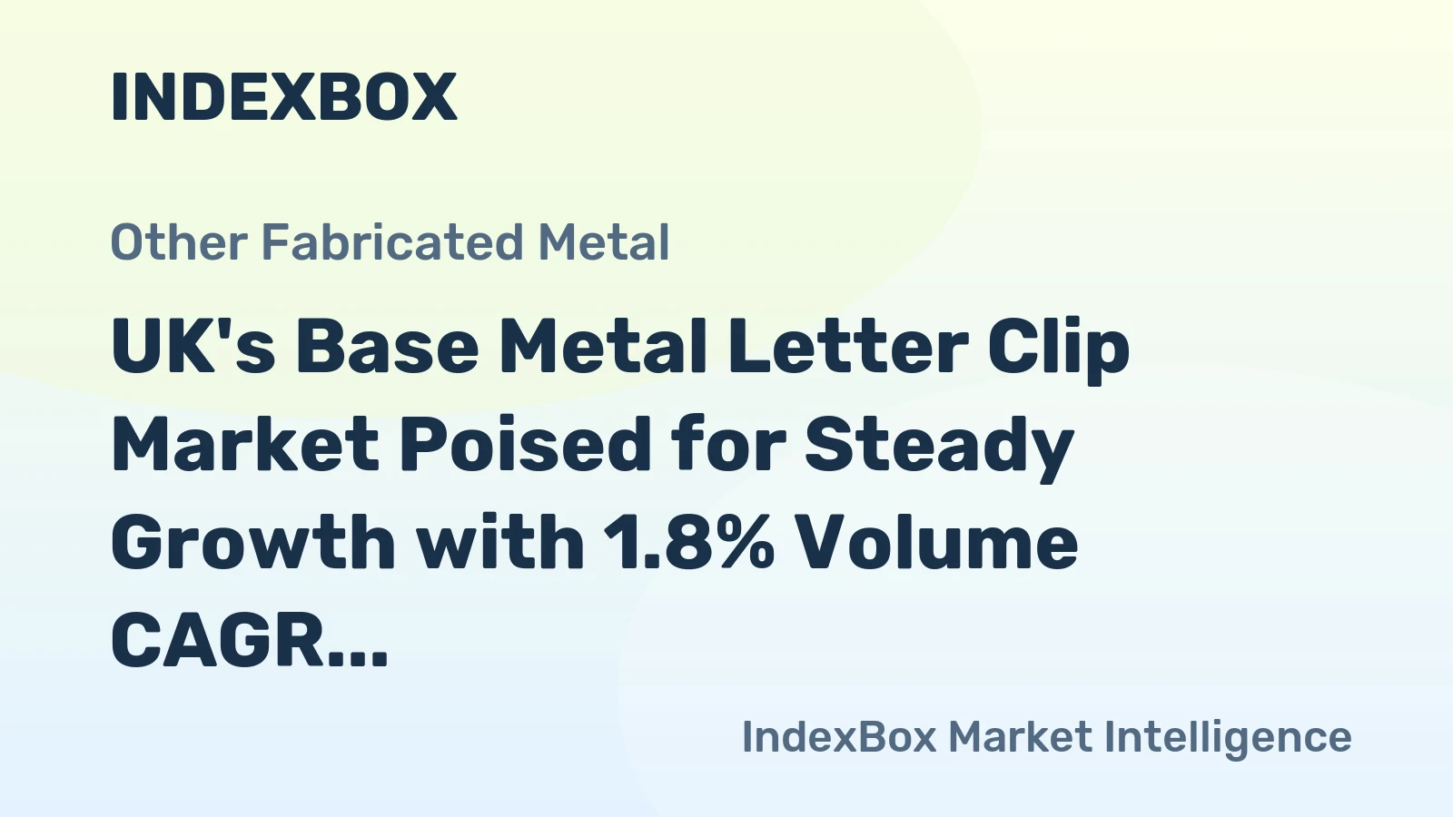 UK's Base Metal Letter Clip Market Poised for Steady Growth with 1.8% Volume CAGR Through 2035
