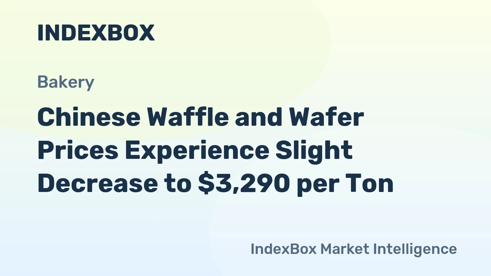 Chinese Waffle and Wafer Prices Experience Slight Decrease to $3,290 per Ton
