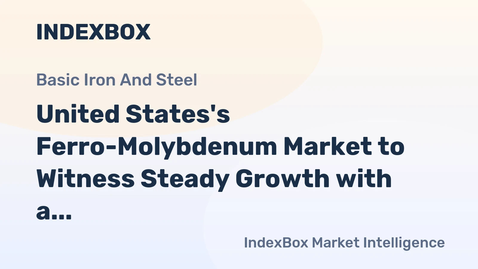 United States's Ferro-Molybdenum Market to Witness Steady Growth with a CAGR of +4.6% by 2035