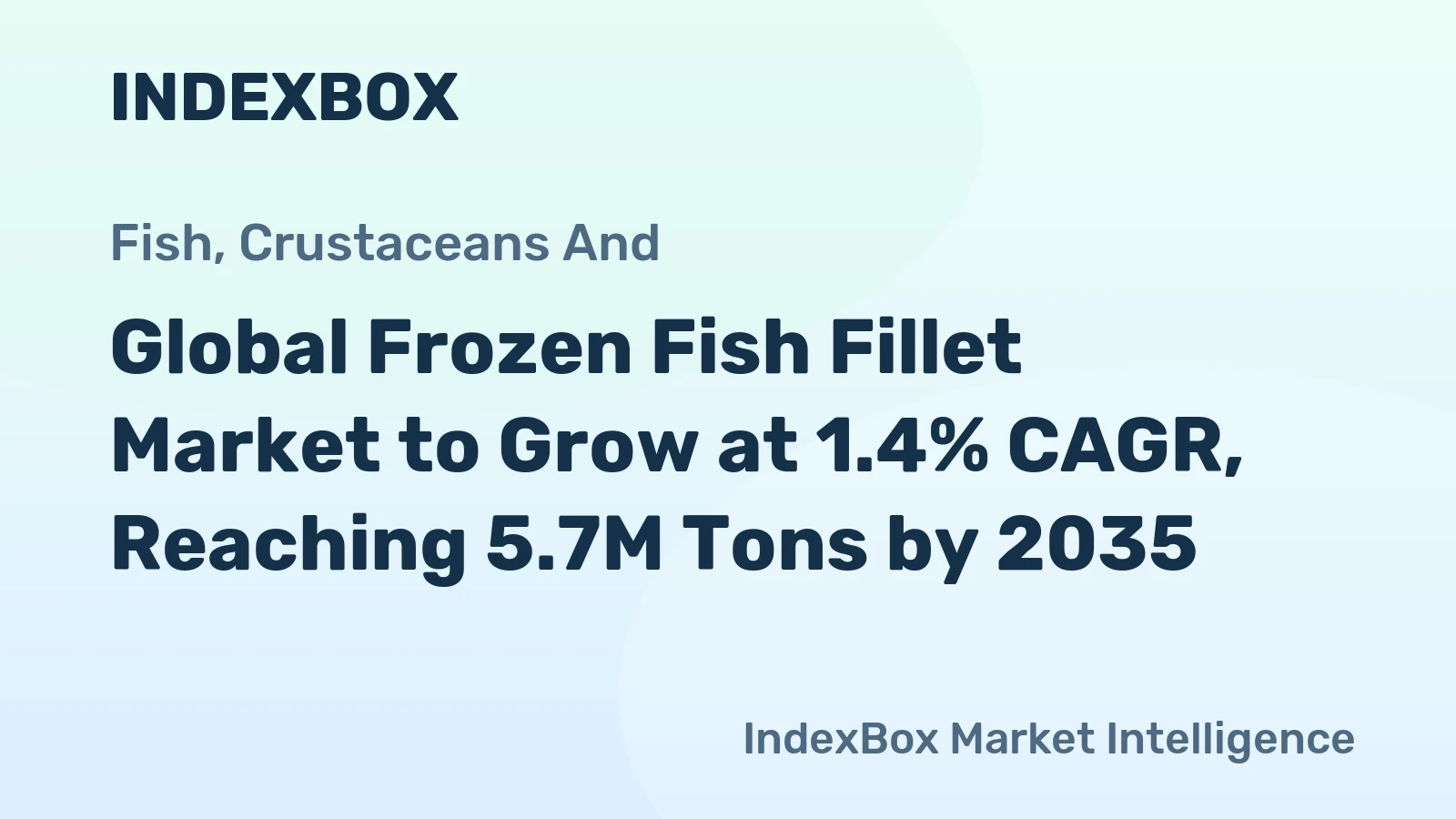 Global Frozen Fish Fillet Market to Grow at 1.4% CAGR, Reaching 5.7M Tons by 2035