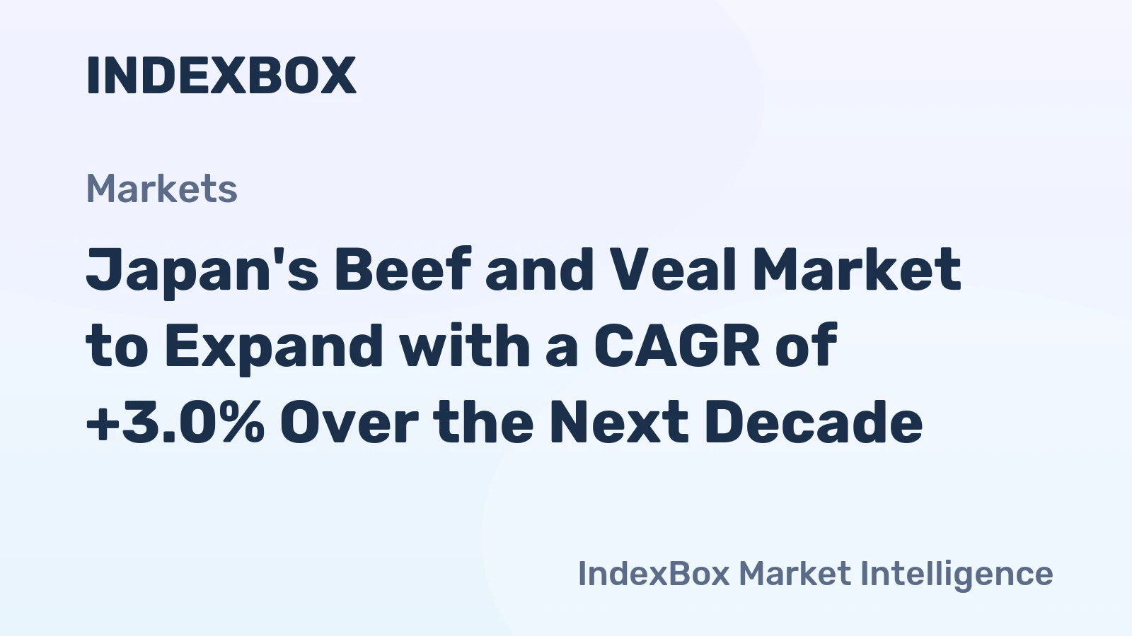 Japan's Beef and Veal Market to Expand with a CAGR of +3.0% Over the Next Decade